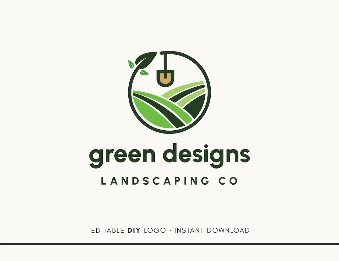 Editable Logo Design - Landscaping Logo Designs - Landscape Logo ...