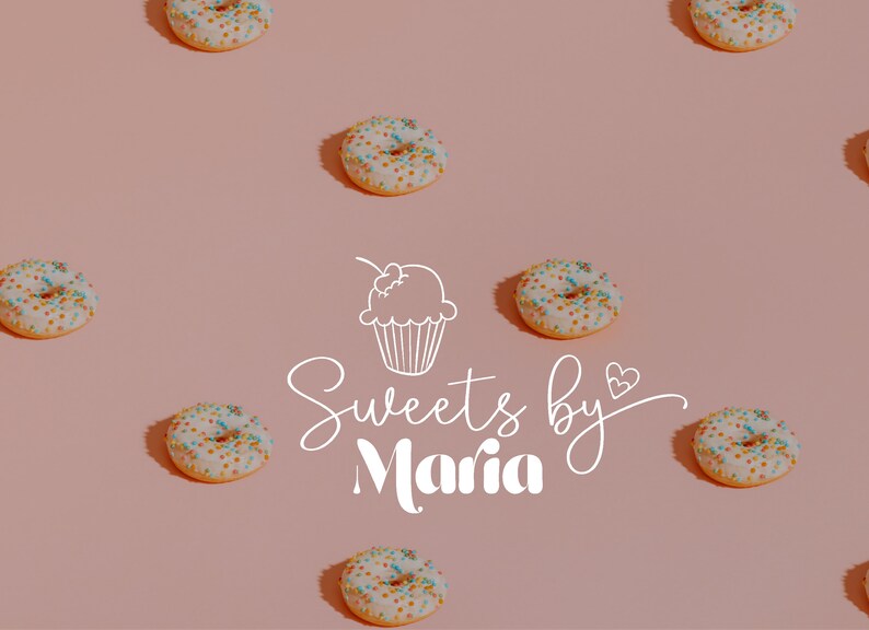 Editable Logo Design - Sweets Business Logo - Sweets Logo Design ...