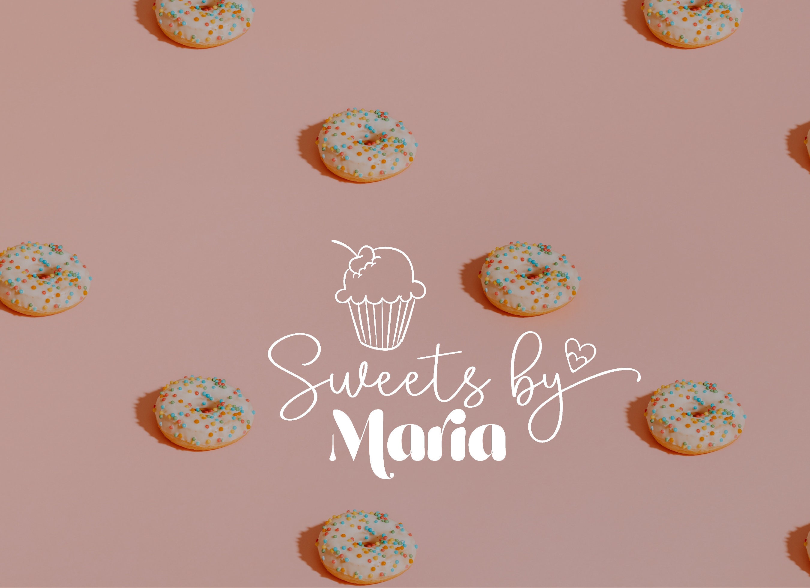 Editable Logo Design - Sweets Business Logo - Sweets Logo Design ...