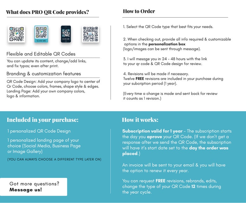 Editable QR Code Changeable Qr Code Link Social Media Qr Code Custom Qr ...