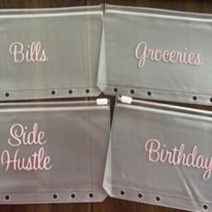 Cash Envelope Labels - Etsy