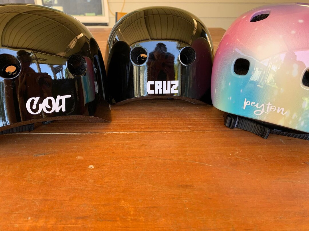 Personalised Helmet Labels - Etsy Australia