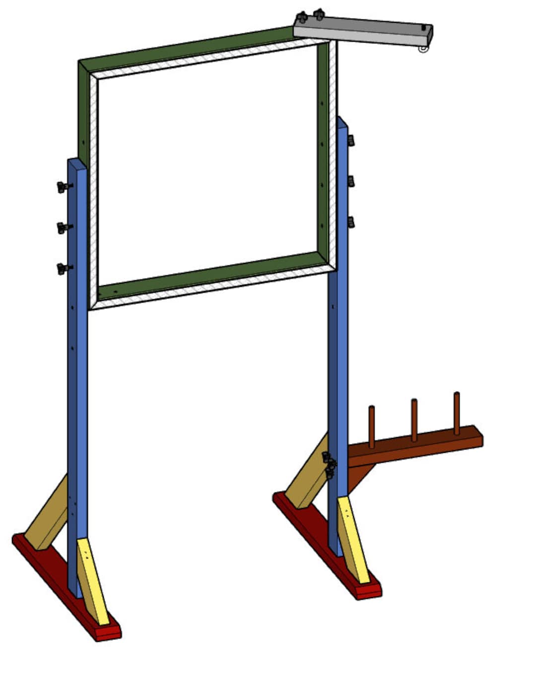 Craft Your Own Tufting Frame and Adjustable Stand Set | DIY Tufting ...