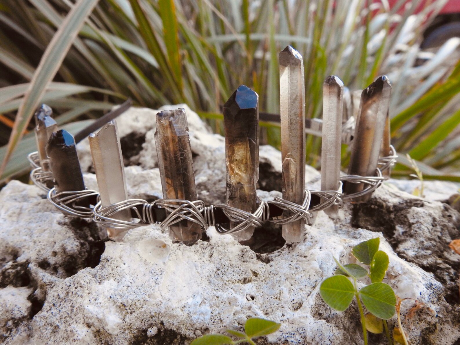 Smoky Quartz Jewelry Crystal Headband Smoky Quartz Crown - Etsy