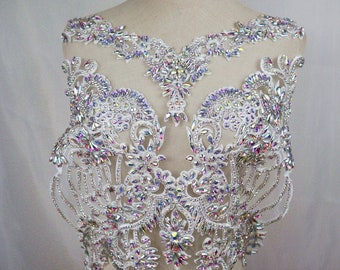 Rosie Rhinestone Bodice Applique - Etsy