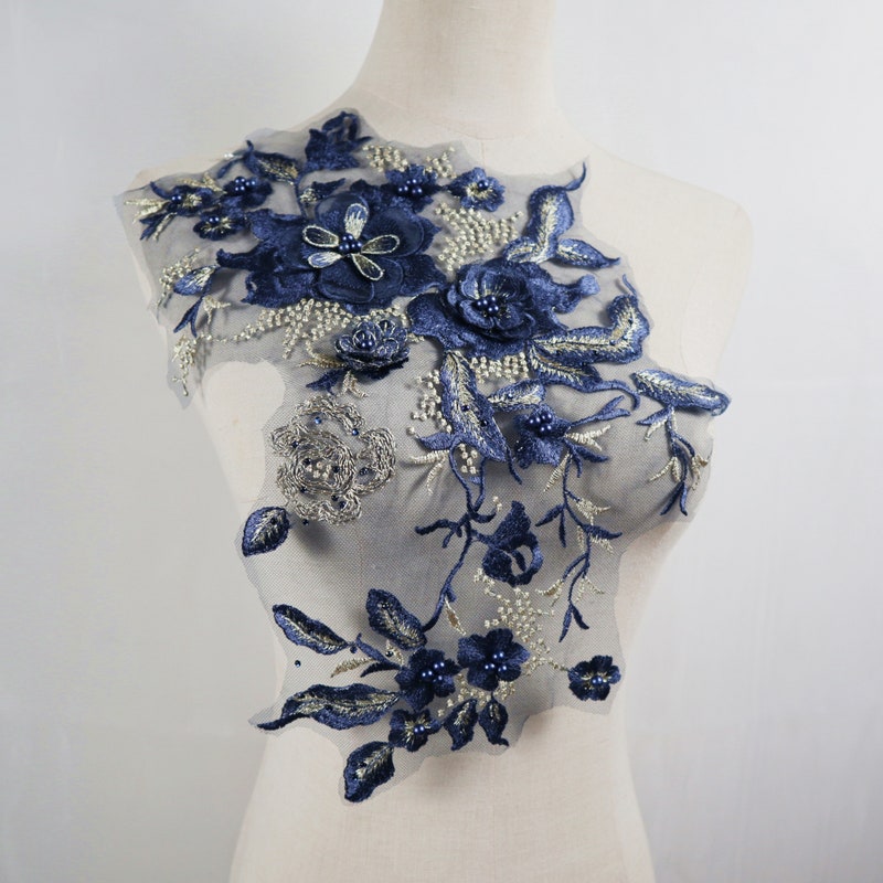 Navy Blue Appliques - Etsy