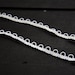White Trim With Elastic Button Loops /wedding Dress/corset Button Loops ...