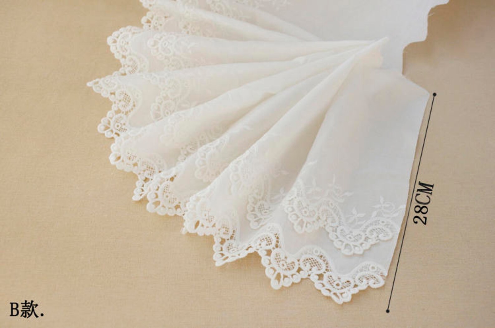 Floral Scalloped Edge Lace Trim Embroidered Lace Trim Fabric - Etsy