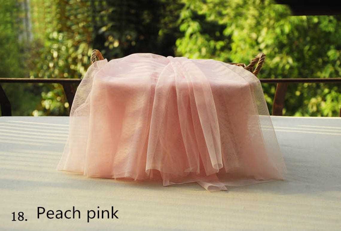 Soft Pink Netting Mesh Fabric Navy Blue Tulle Fabric for - Etsy