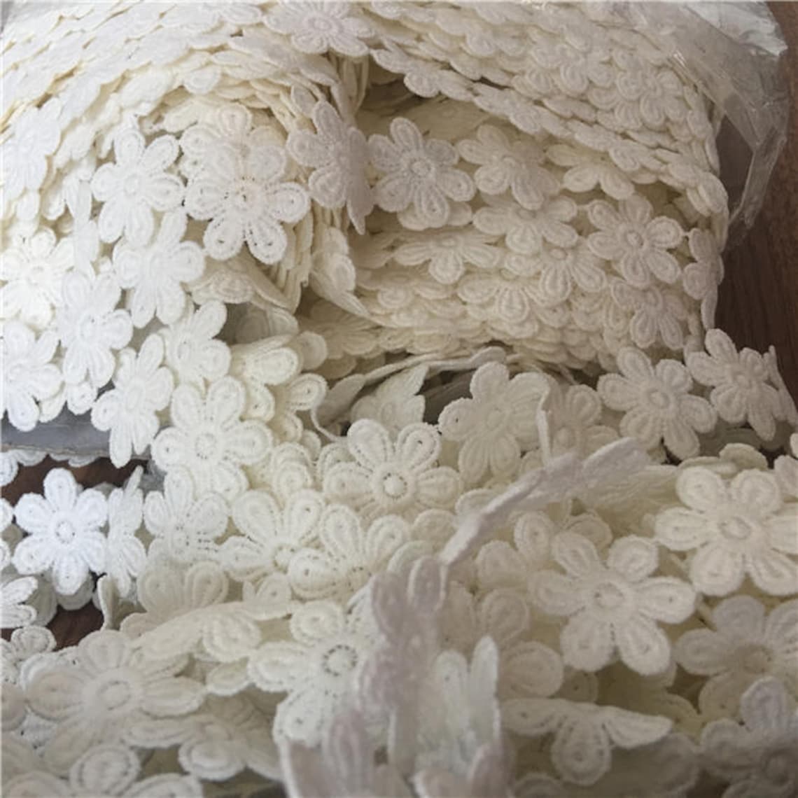 Off White Daisy Lace Trim by the Yard 3 Cm Daisy Lace - Etsy