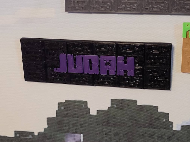 Custom Block Plates | Name | Minecraft | Sign - Etsy