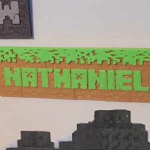 Custom Block Plates | Name | Minecraft | Sign - Etsy