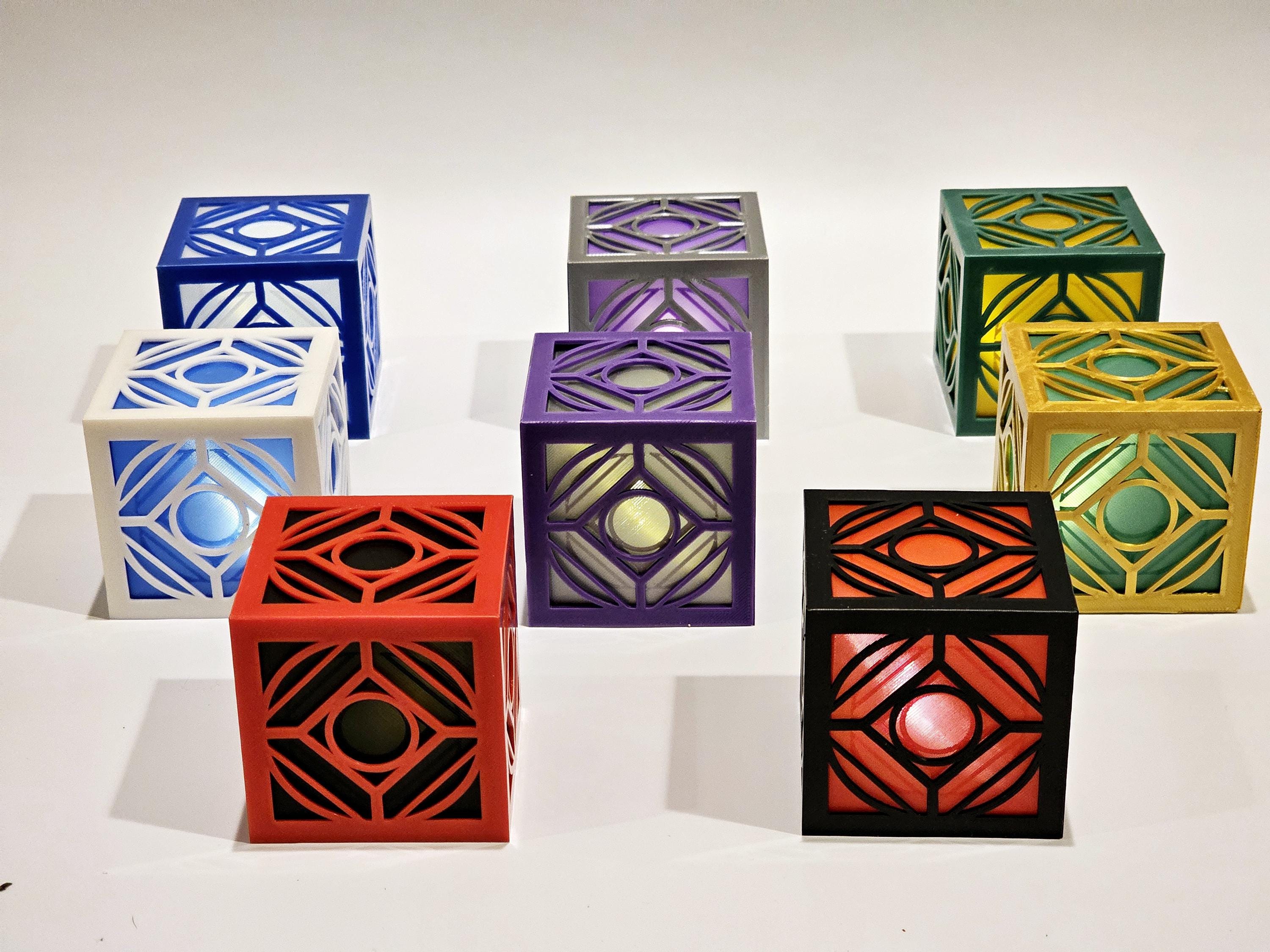 Replica Custom Jedi Holocron From Star Wars Light Holocron Light up ...