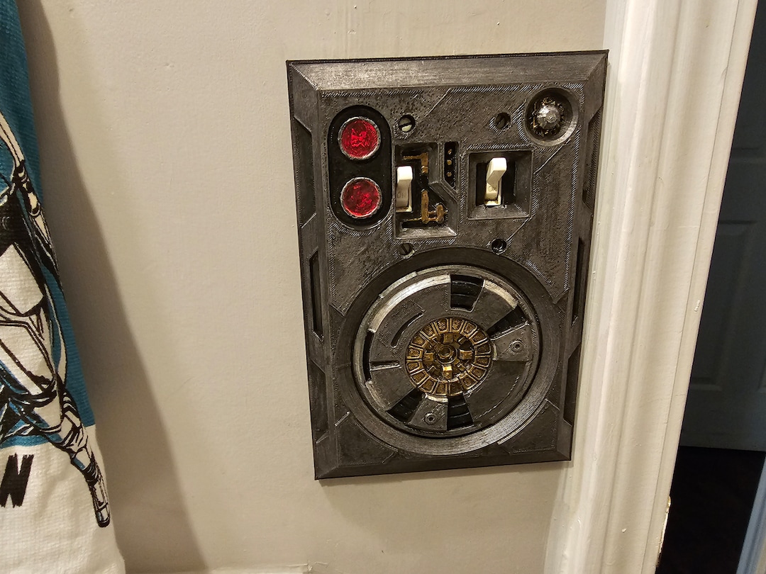 Sci Fi Droid Robot Access Light Switch Cover Plate Star Wars Style ...