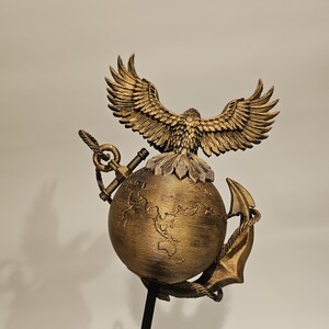 Eagle Globe and Anchor Christmas Tree Star Topper | Military | USMC ...