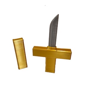 Cross Necklace Dagger Knife Cosplay for Dracula Mihawk From One Piece ...