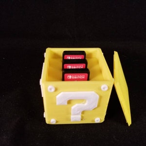 Nintendo Switch DS 3DS Kirby Thwomp Mario Coin Box Cube Video Game Case ...