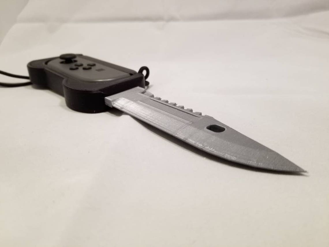 Nintendo Switch Joycon Controller Knife Blade Holder Grip Custom Joy ...