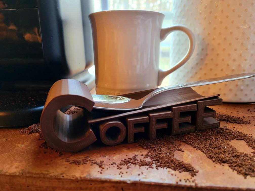 Coffee Spoon Rest || Stirrer Holder || Kitchen Decor - Etsy