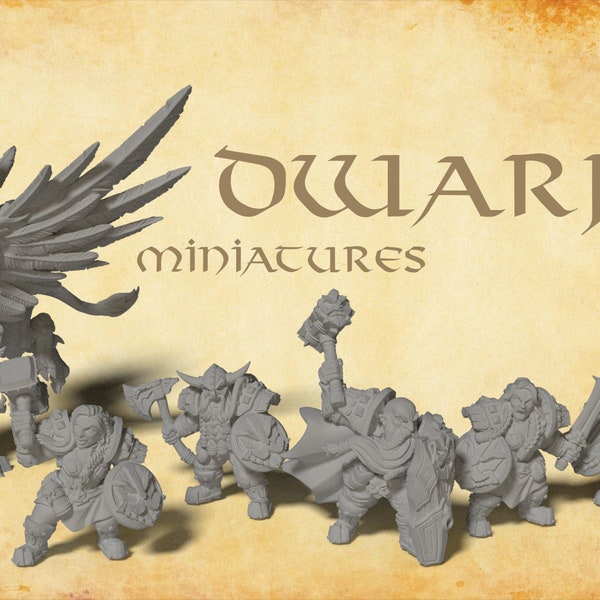 Miniature Dwarf Figurine - Etsy