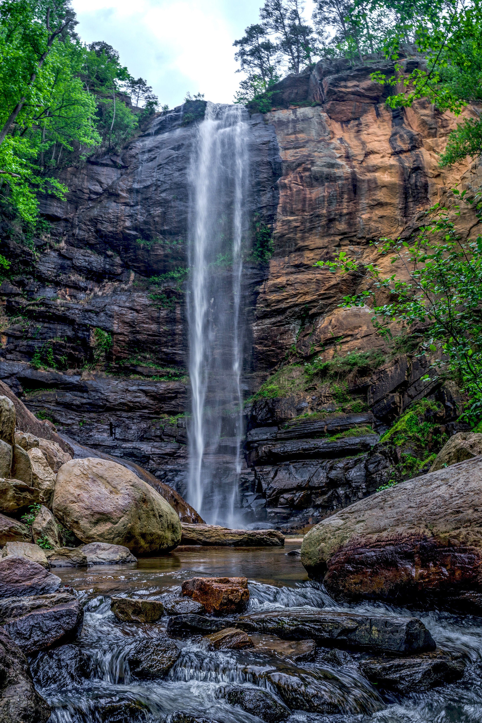 Toccoa Falls North Georgia Waterfalls Scenic Nature Wallpaper ...