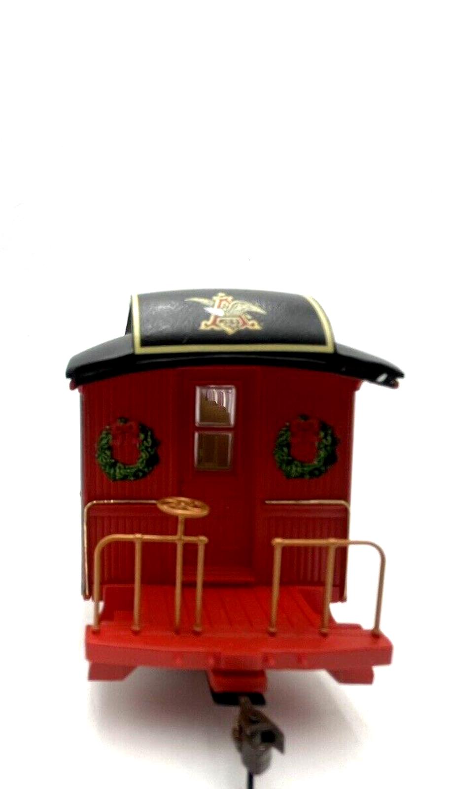 Hawthorne Village Budweiser Beer Christmas Holiday Passenger Car Train ...
