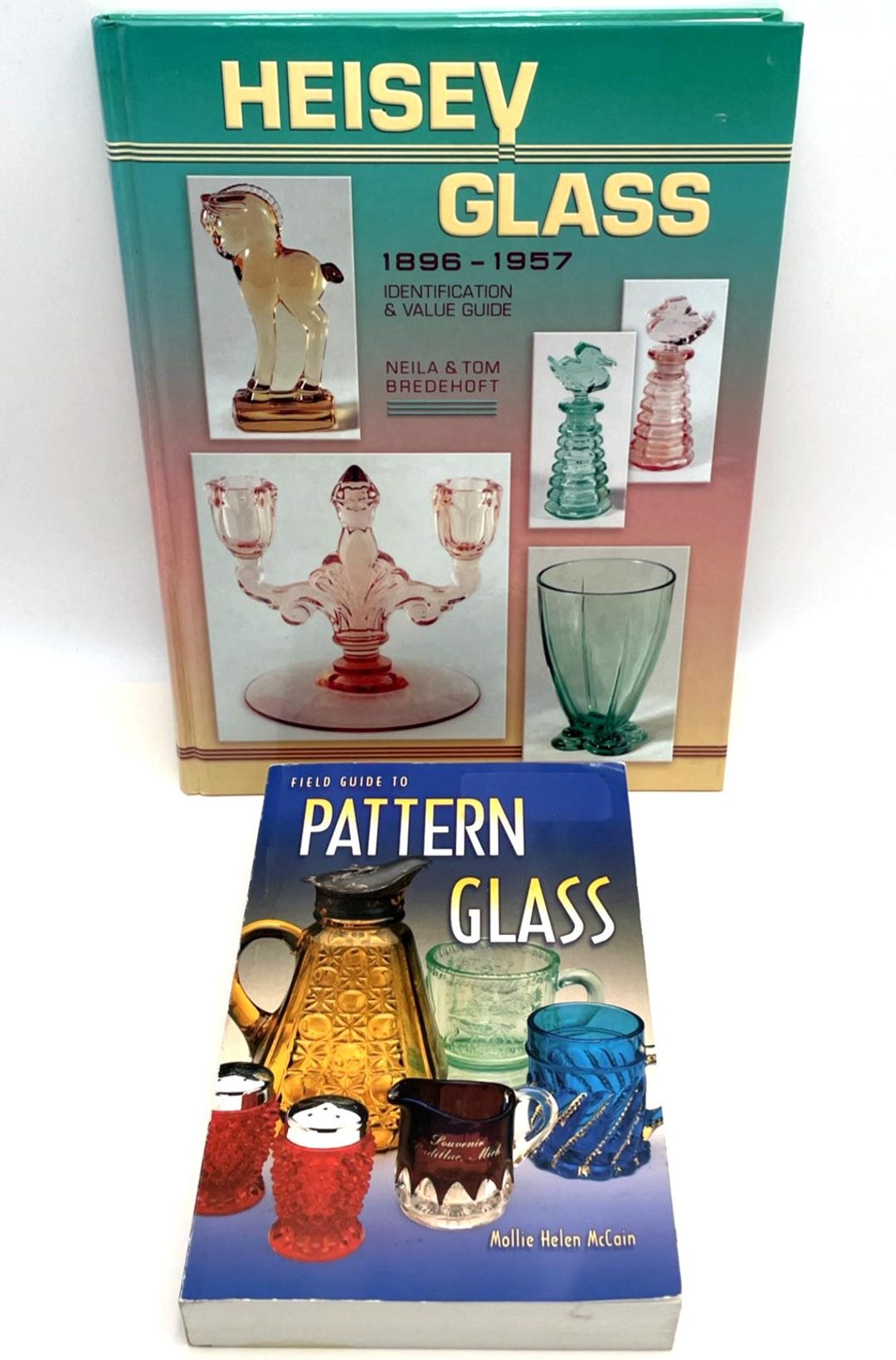 Heisey Glass 1896-1957 & Pattern Glass Guide 2 Book Lot to Glass ...