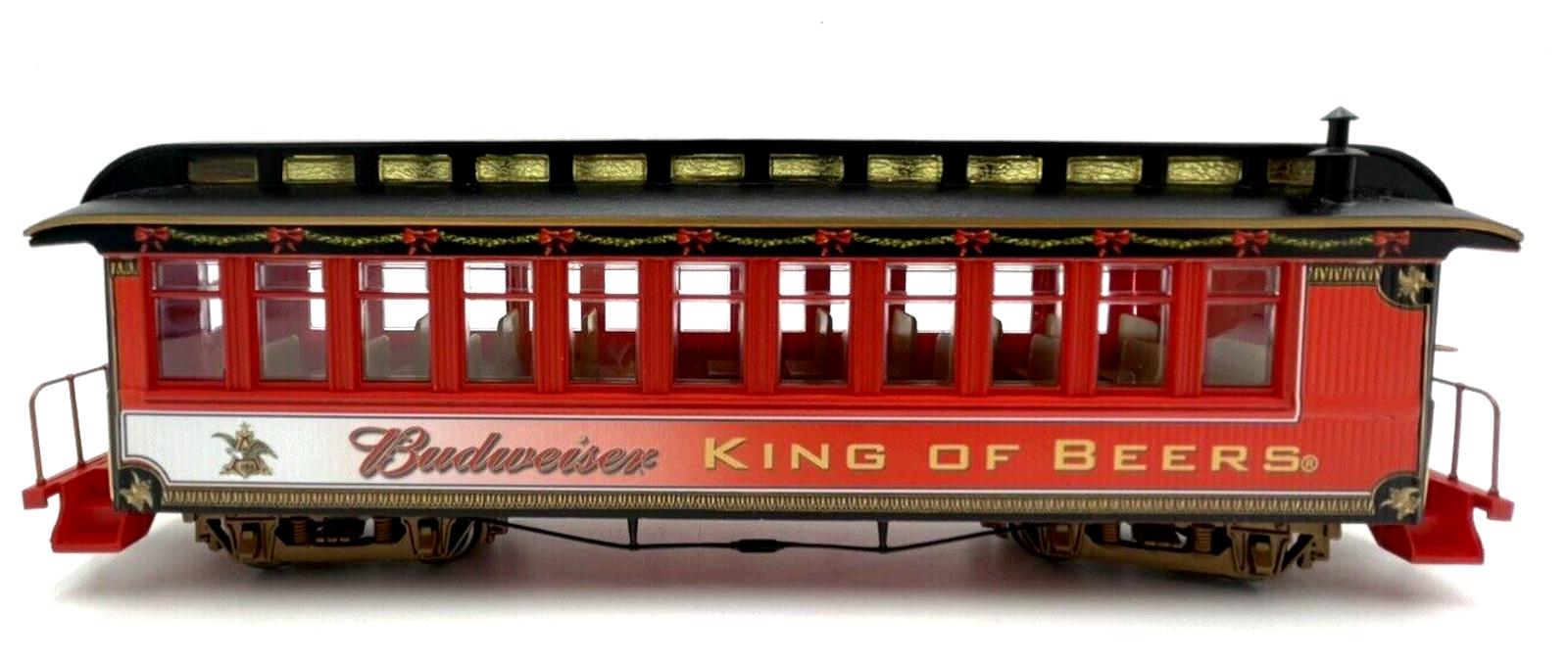 Hawthorne Village Budweiser Beer Christmas Holiday Passenger Car Train ...