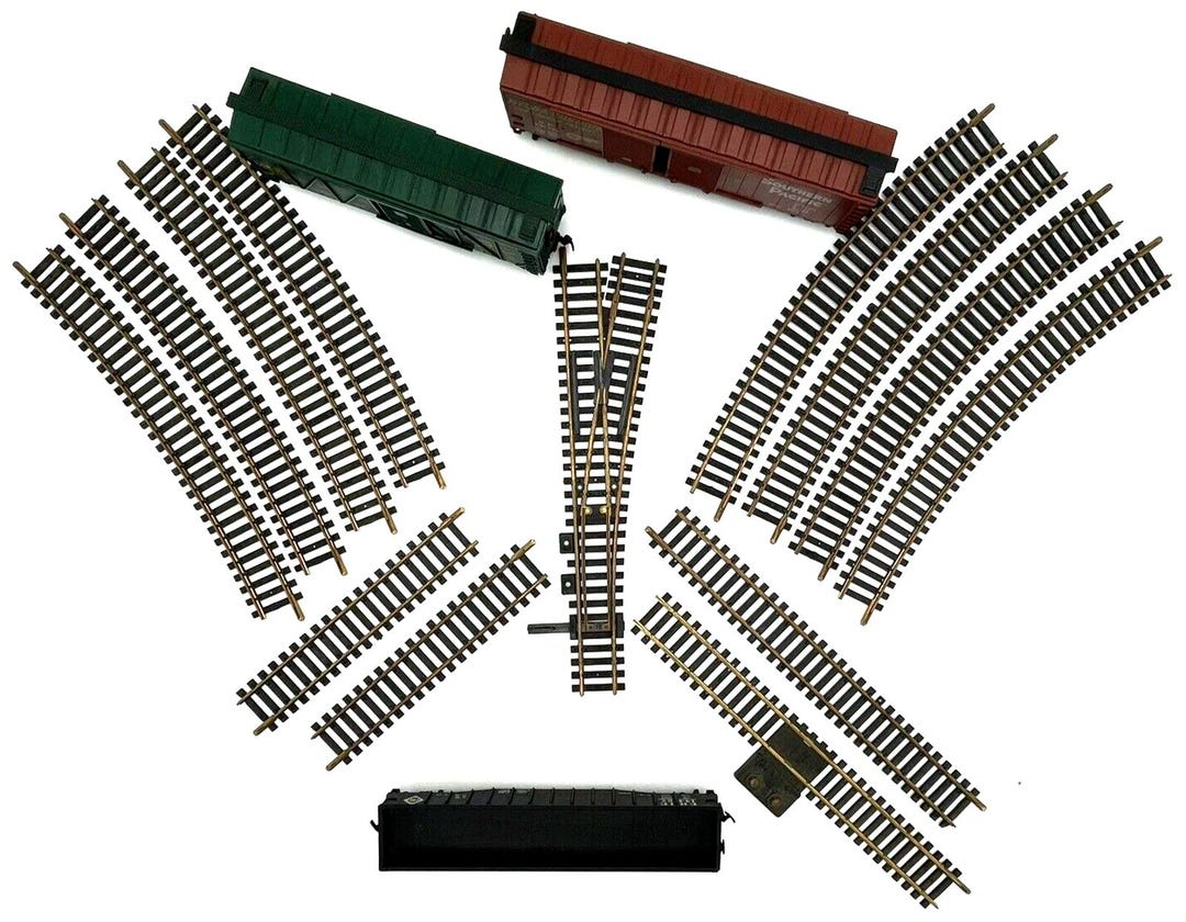 HO Atlas Track, Train Lot Curve-straight Tracks, Switch, Terminal & 3 ...