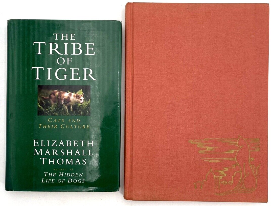 2 Cat Books: the Tribe of Tiger, Cats and Their Culture HC & Honorable ...
