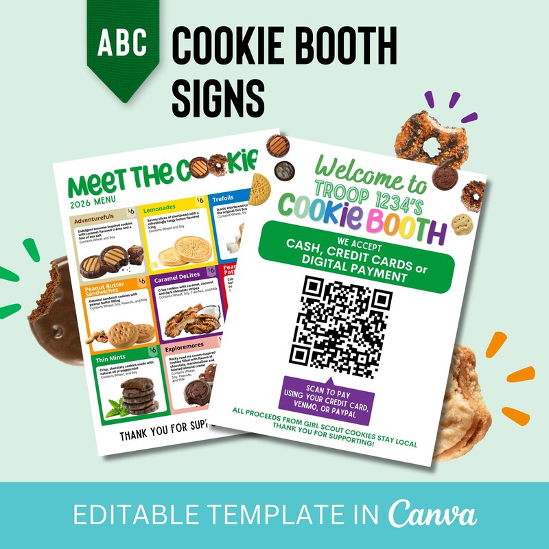Abc 2026 Cookie Menu - Etsy