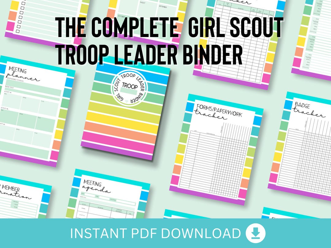 The Complete Troop Leader Binder - Etsy