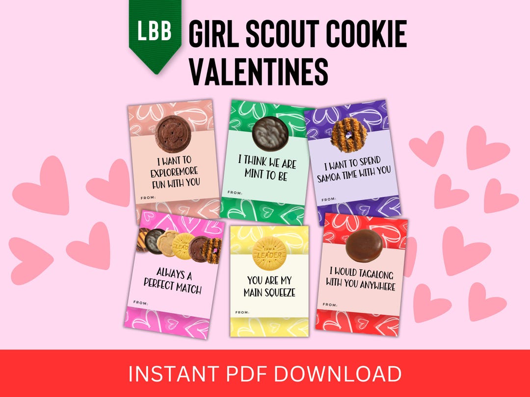 2026 UPDATED!! LBB Girl Scout Cookie Valentine’s Day - Instant Download ...