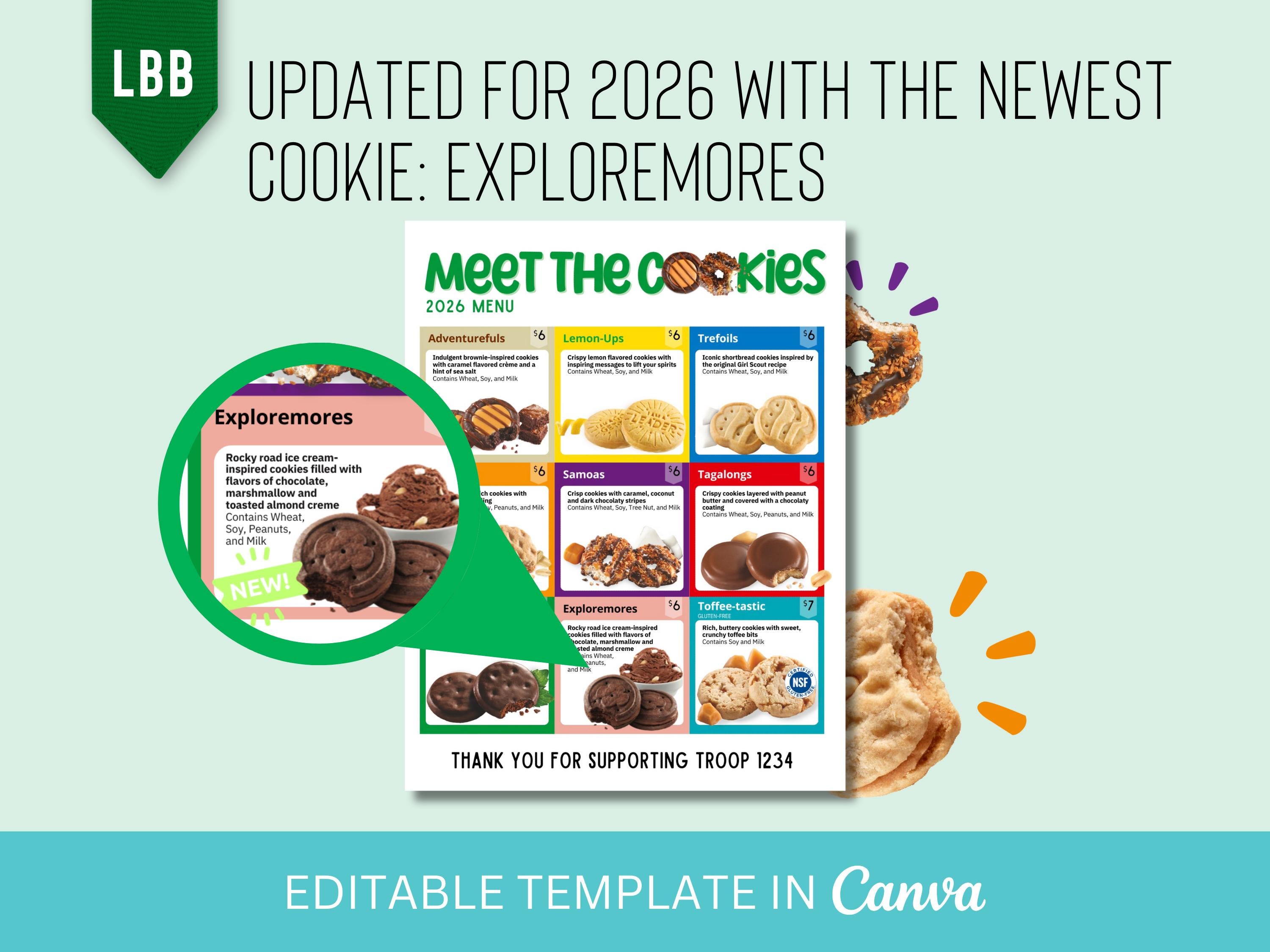2026 UPDATED!! LBB Cookie Booth Menu and Payment Sign - Etsy