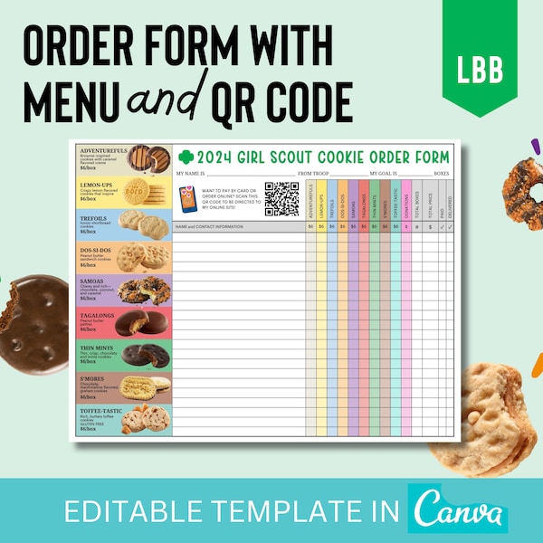 Girlscout Order Form - Etsy