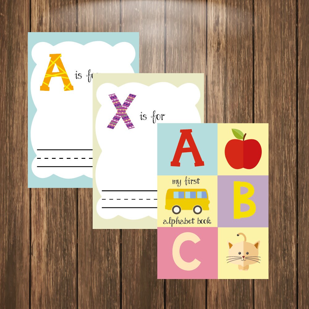 Baby's First Alphabet Book 5x7 - Etsy