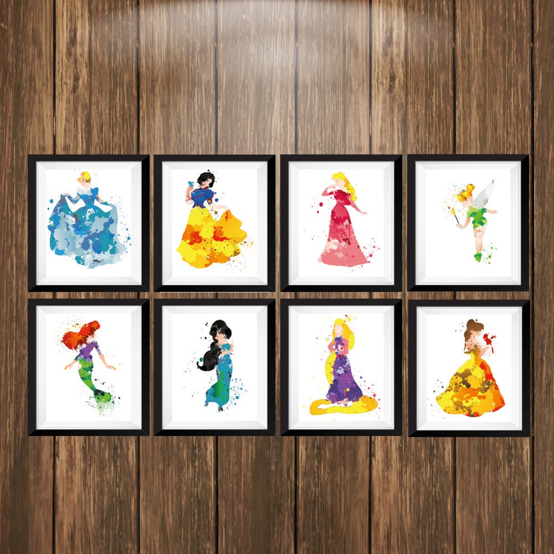 Abstract Princess Art, Nursery Decor, Movie Poster - Etsy
