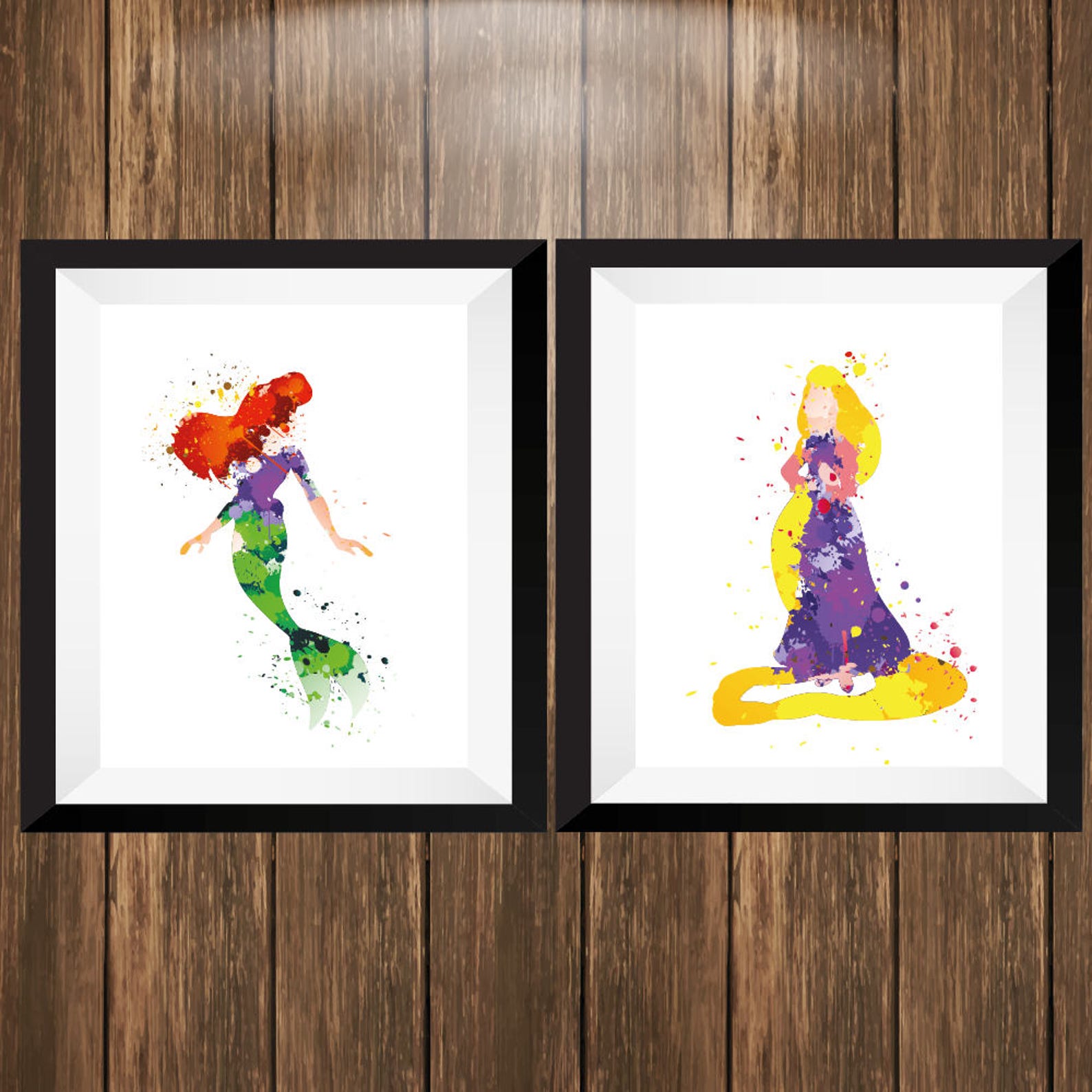 Abstract Princess Art Nursery Decor Movie Poster - Etsy