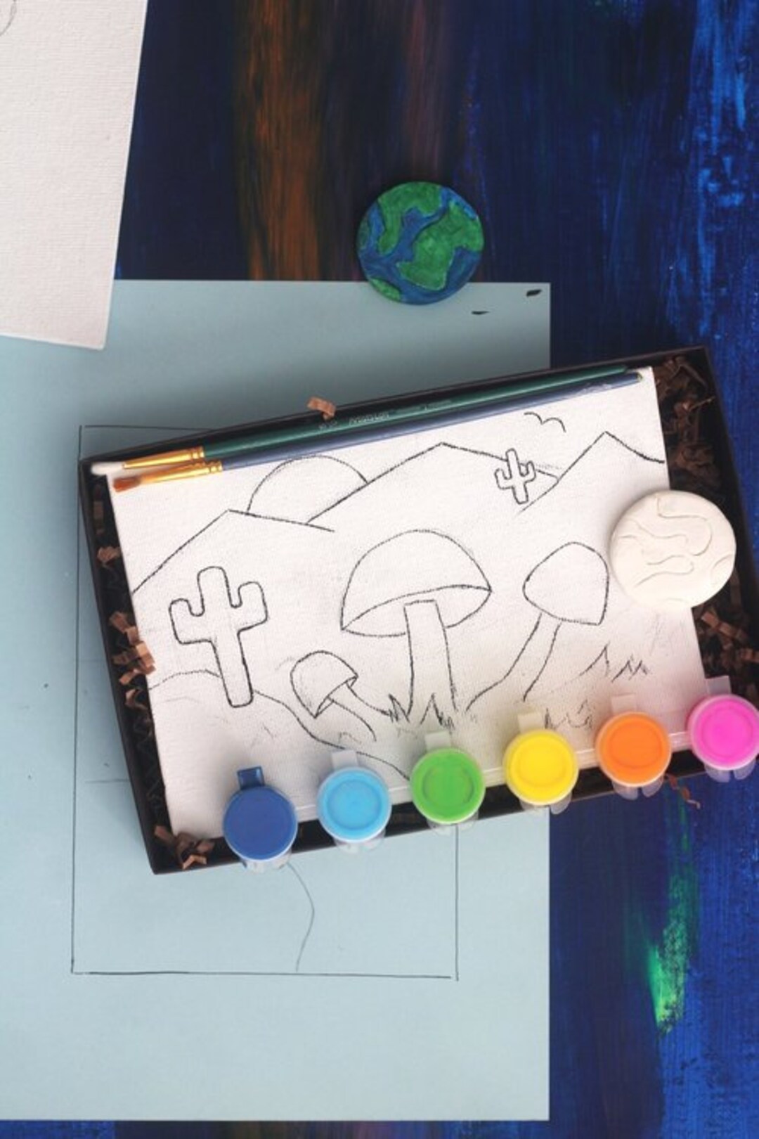 Mushroom - DIY Paint Kit - Etsy