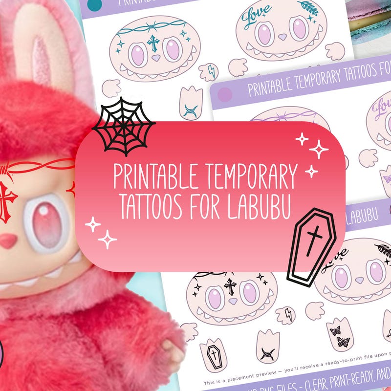Labubu Tattoo - Etsy