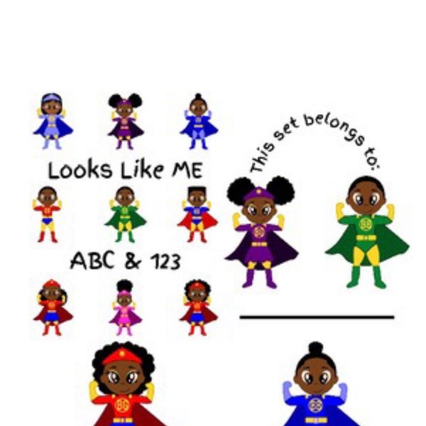 Superhero Alphabet Flash Cards - Etsy