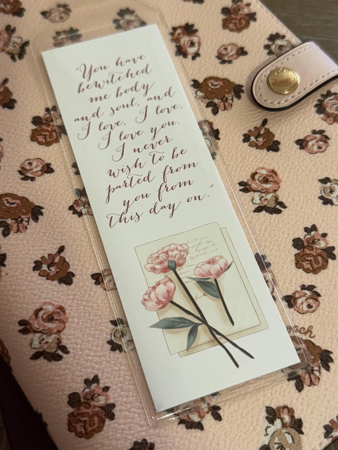 You Have Bewitched Me Body and Soul Bookmark - Pride and Prejudice Jane ...