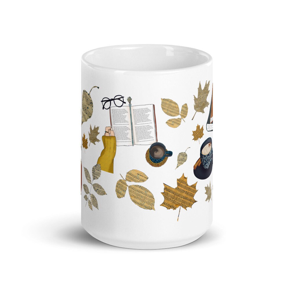 Autumn Rain Mug Special Edition 15 Oz Leaves Trees Fall - Etsy UK