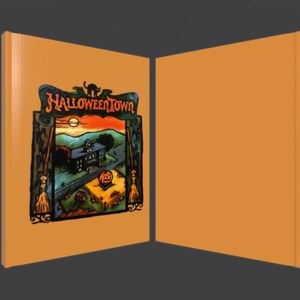 Halloweentown Book Notebook - 6x8 Hardcover Fall Halloween Autumn ...