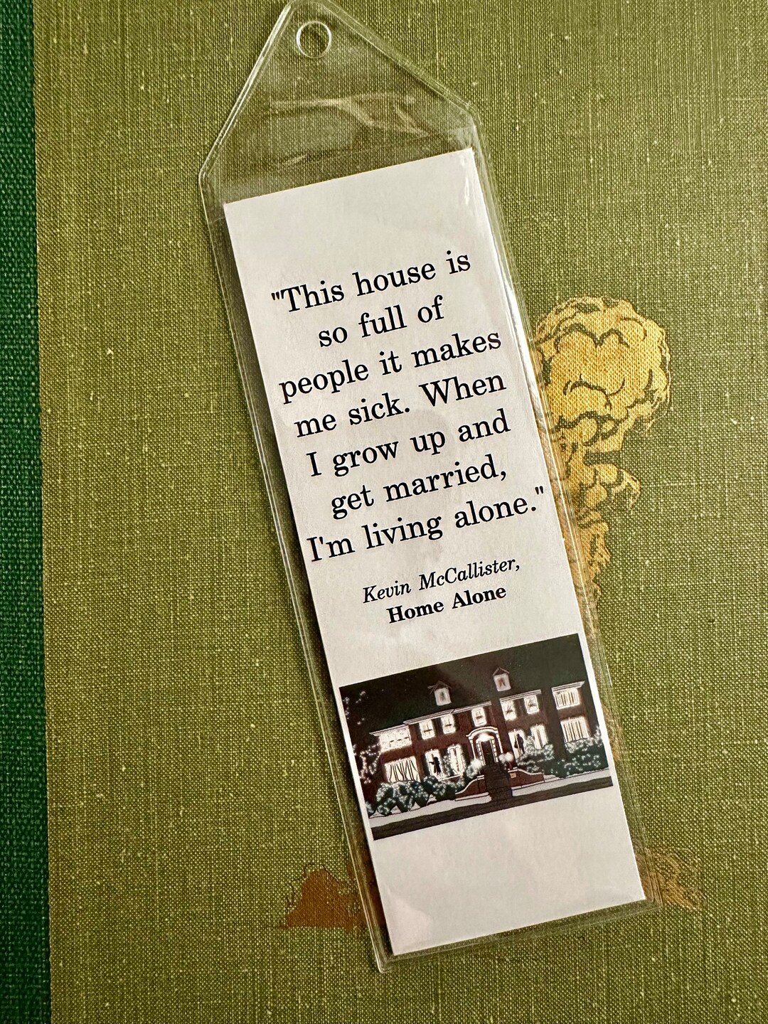 When I Grow up I’m Living Alone Bookmark - Winter Christmas Home ...