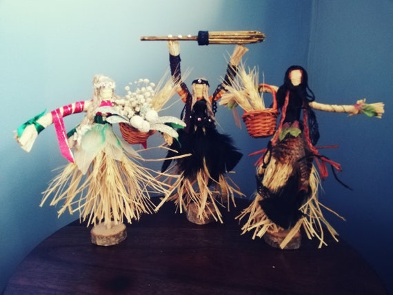 Corn dolls Ritual dolls Ceremony handcrafted decor wiccan | Etsy