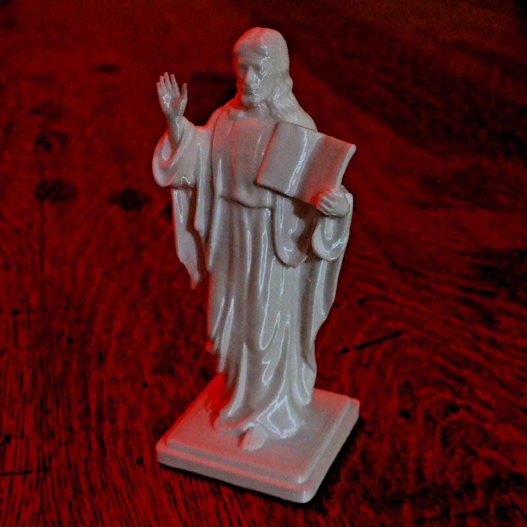 Jesus Preaching From the Bible - 6 Inch Statue - Etsy