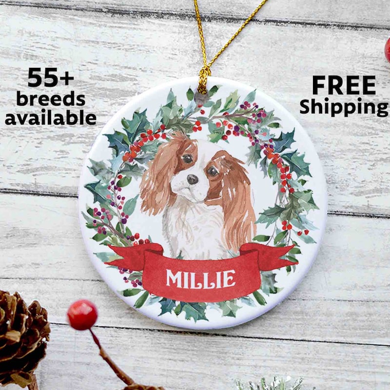 Cavalier King Charles Spaniel Ornament - Etsy