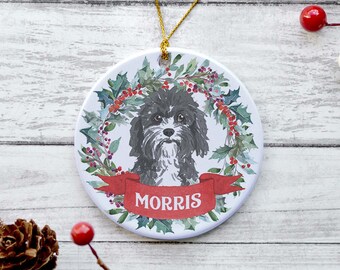 Cavapoo Christmas Ornament, Cavapoo Christmas Gift, Poodle, Dog ...