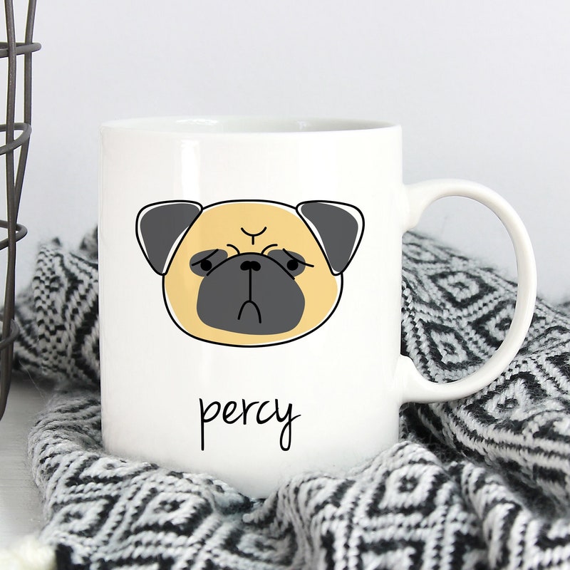 Pug Mugs - Etsy